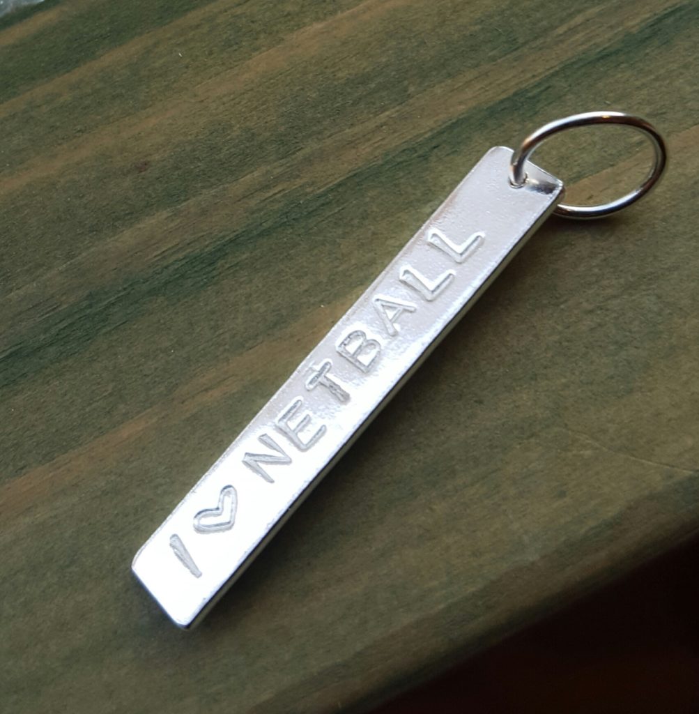 Netball position keyrings - Jude Karnon Jewellery