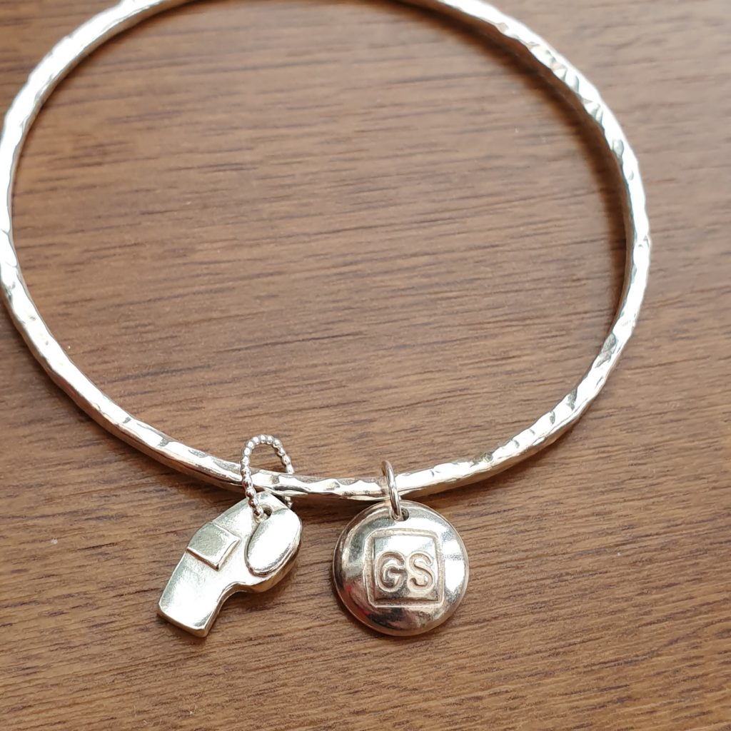 Netball charm bangle - Jude Karnon Jewellery